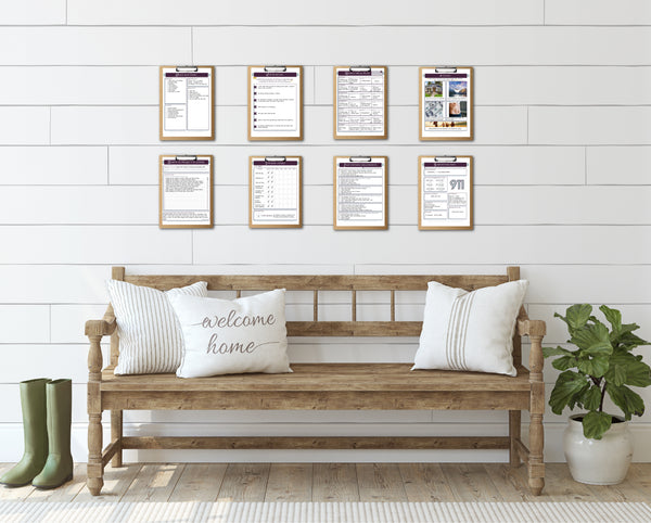 Command Center Printables – The Busy Budgeter Shop